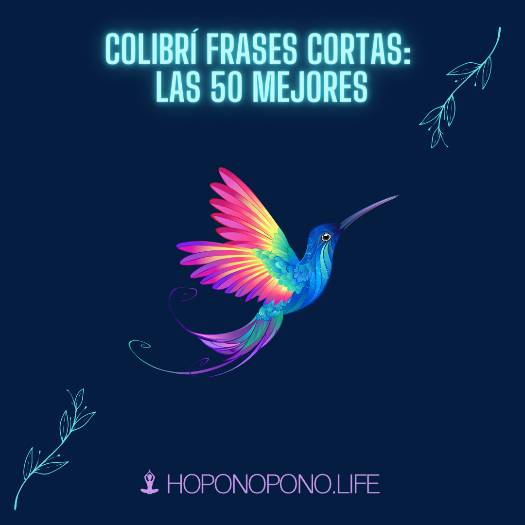 Colibrí frases cortas: las 50 mejores - Hoponopono Life