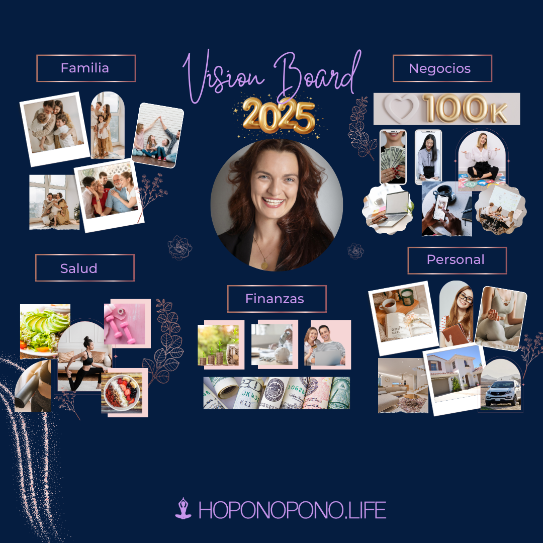 Vision board 2025: la guía definitiva para manifestar tus sueños y metas - Hoponopono Life